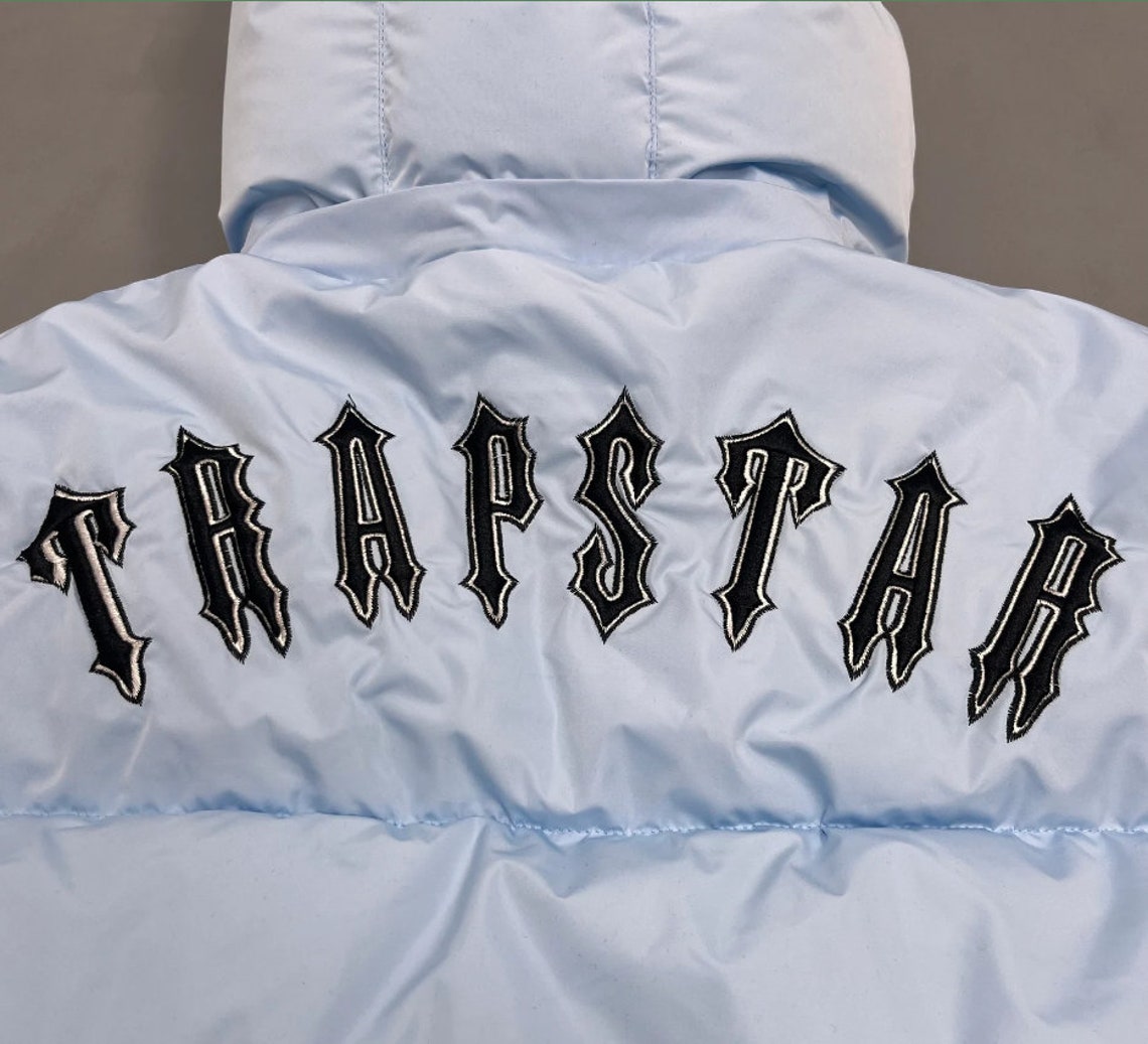Trapstar Baby Blue Irongate Jacket Detachable Hood Sizes - Etsy UK
