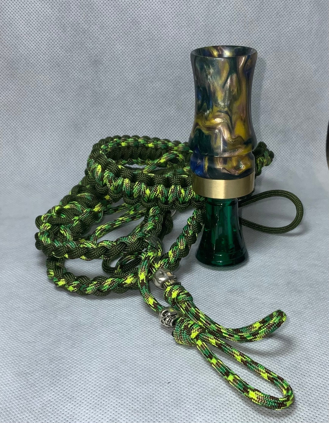 Hand Crafted Acrylic Duck Call (mallard Mania) W/ Matching Lanyard - Etsy