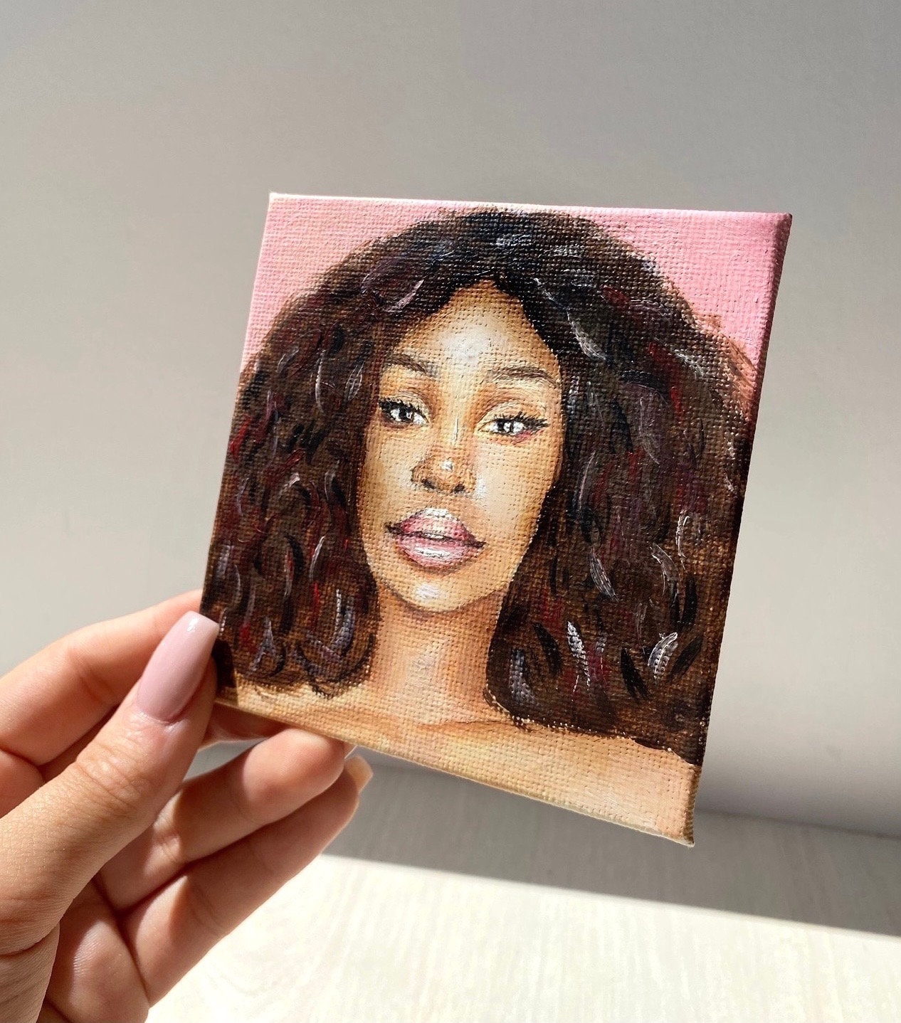 SZA Original Painting Mini Canvas - Etsy UK