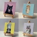 Cat Meme Original Paintings With Mini Easel - Etsy
