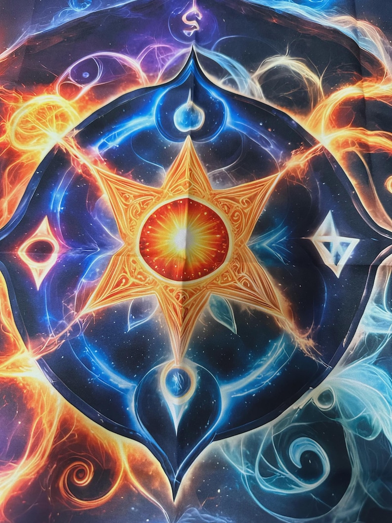 Bohemian Energy Fire Tarot/altar Cloth - Etsy