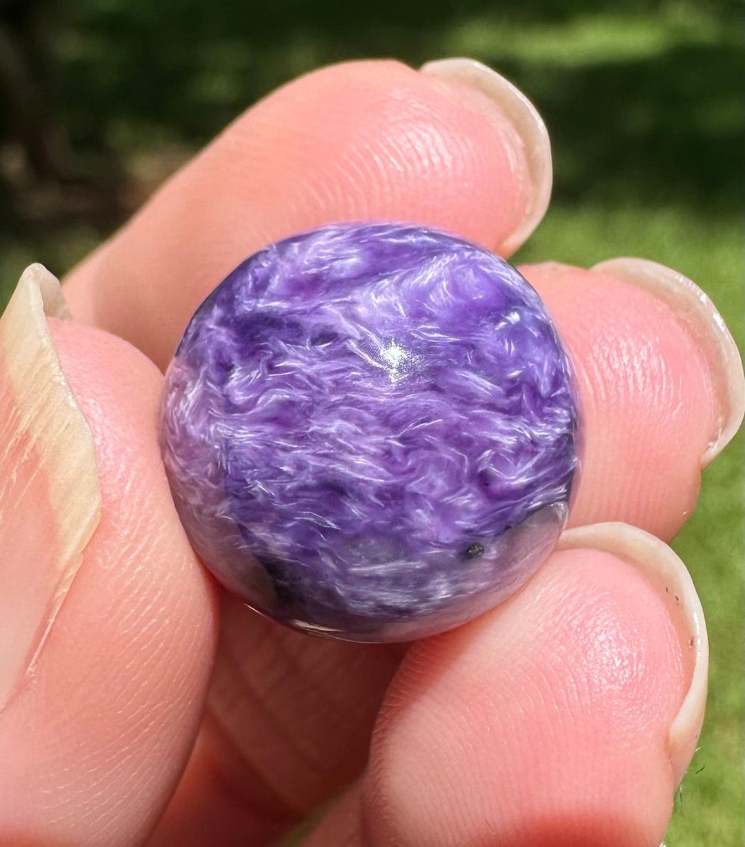 Beautiful Charoite Sphere #3 - Etsy