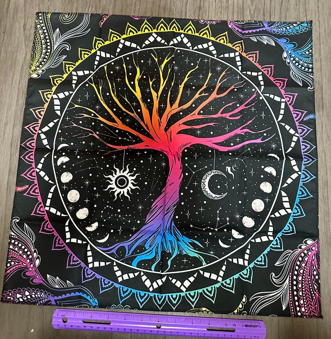 Tree of Life Moon and Sun Altar/tarot Cloth - Etsy