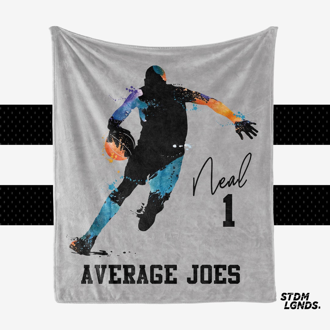Basketball Male Point Guard. Personalized Name, Number, 2 Sizes 50"x60 ...