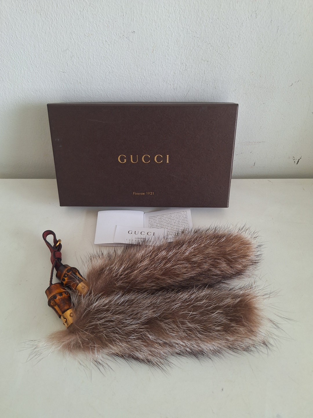 Rare Vintage Gucci Bamboo Bag Charm - Etsy