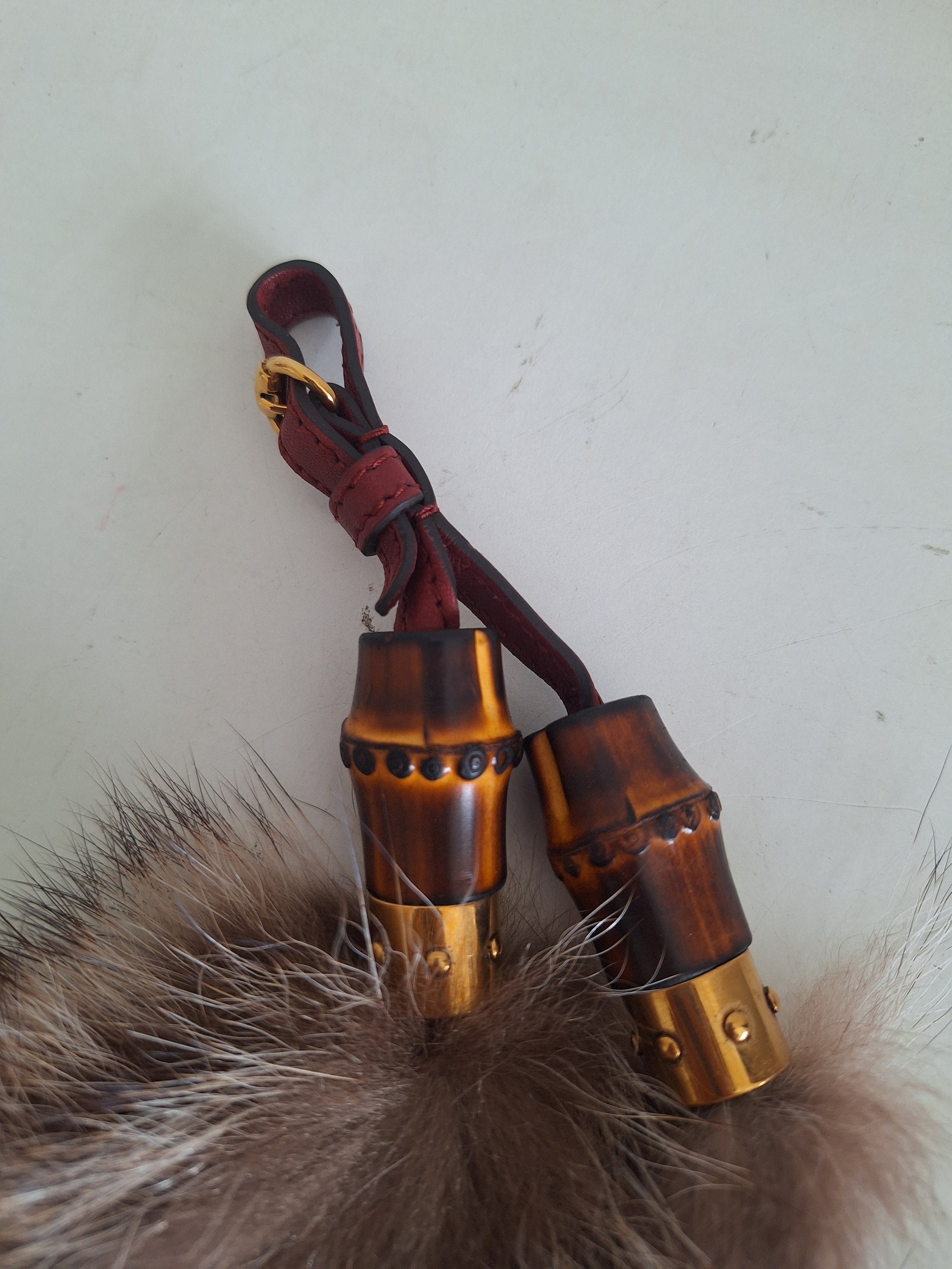 Rare Vintage Gucci Bamboo Bag Charm - Etsy