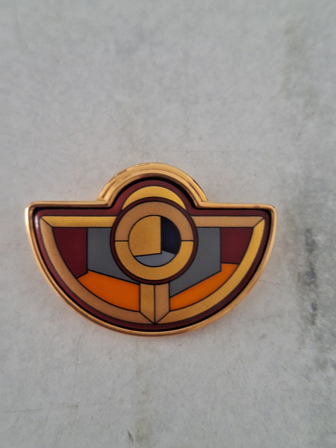 Vintage M. Frey Wille Gold Plated Enamel Pendant - Etsy