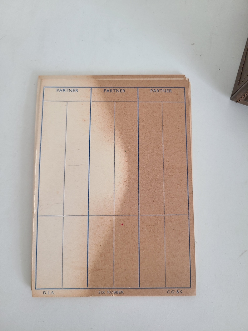 Super Rare Vintage Authentic Burberry Playing Card Set in Leather Box ...