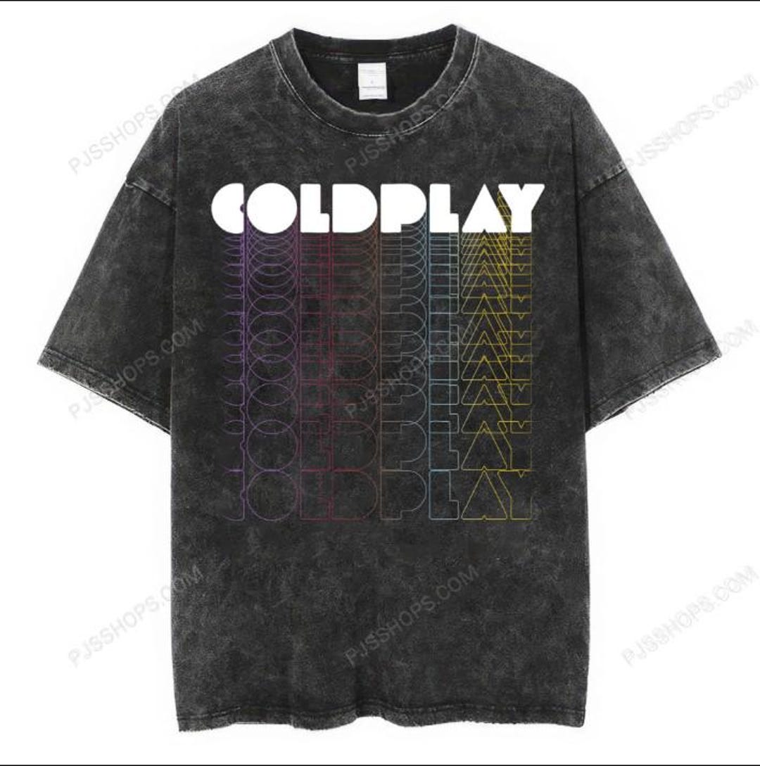 Coldplay Vintage Tour Shirt 2025 Music of the Spheres Limited Concert ...
