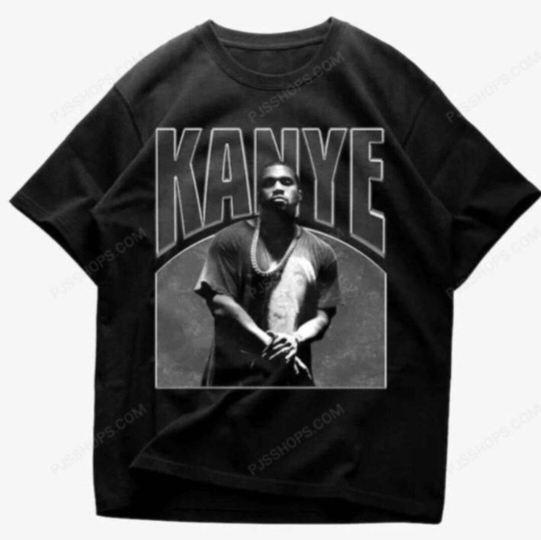 Kanye West 90s Bootleg Retro Shirt Vintage Graphic Rap Style Tee - Etsy