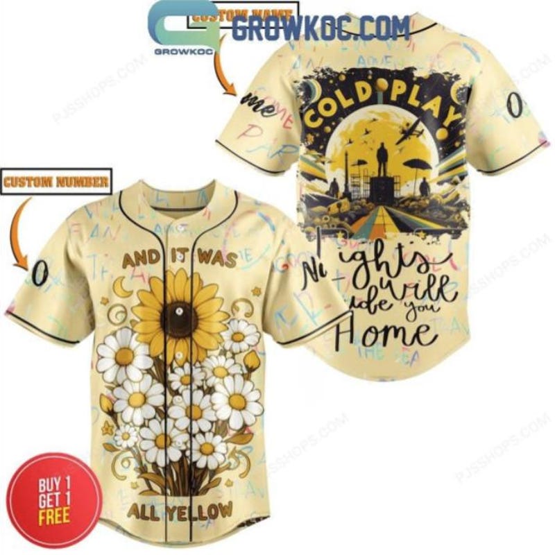 Coldplay Yellow - Etsy