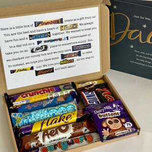 Fathers Day/ Dad Birthday Sweet Treat Box - Etsy UK