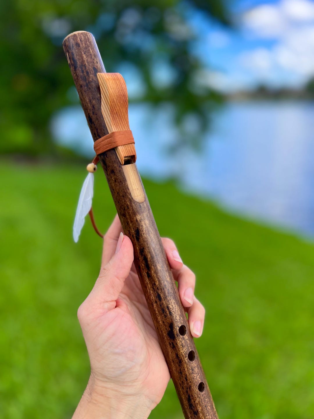 All Natural Native American Spirit Bamboo Flute Native Love Flute Easy ...