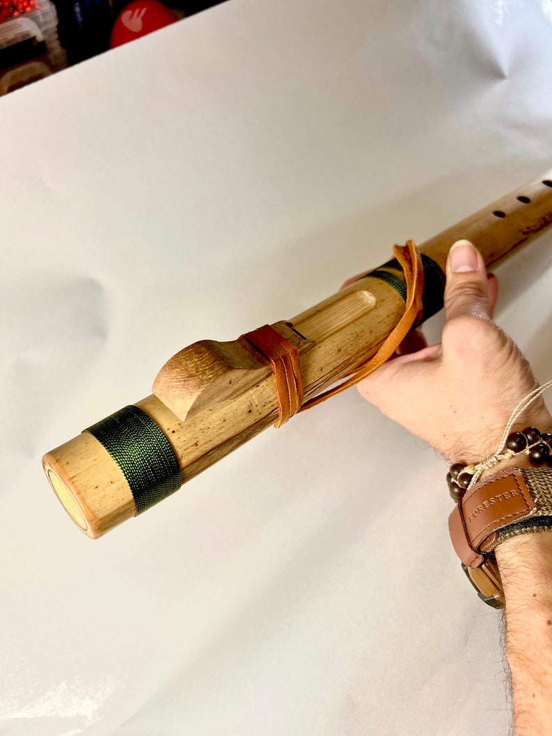 Low and Deep Meditation Native American Bamboo Bass Flute - Etsy