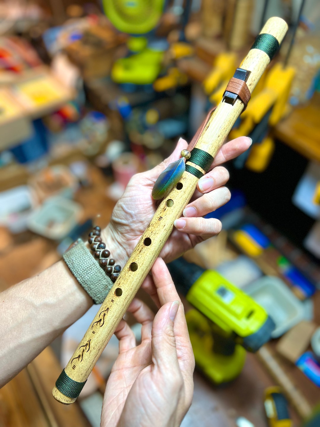 Pocket Native American Flute Small Hands and Starter Native Flute Sound ...