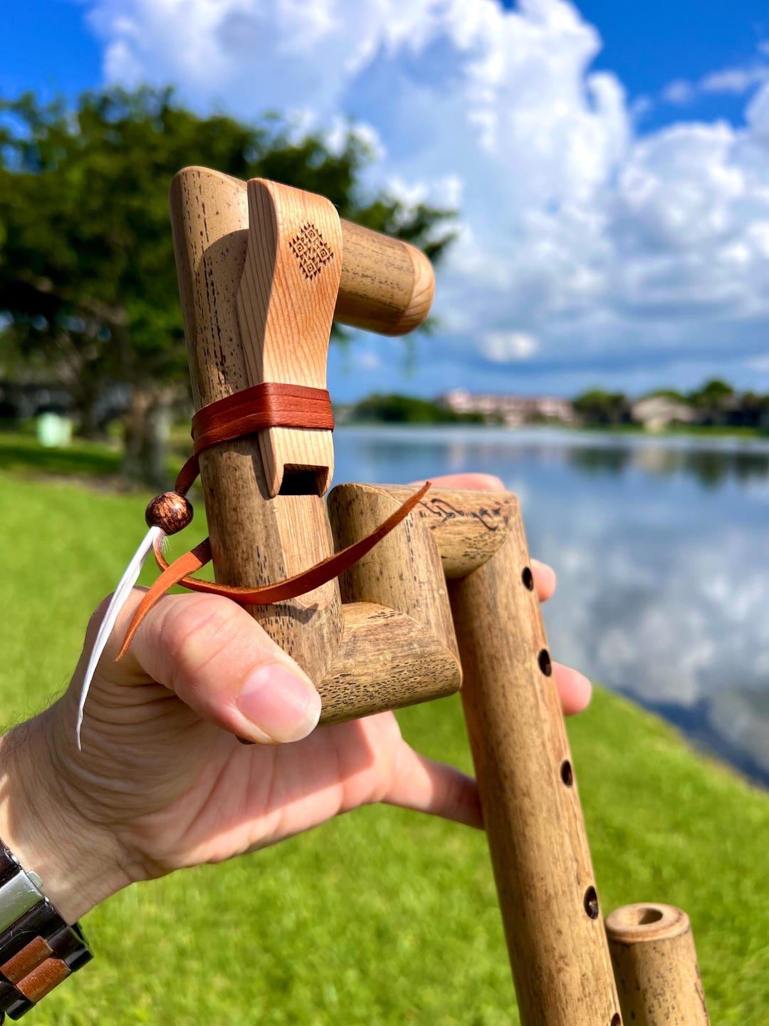 The Native Spirit Folded Flute Exotic Flute Unique Design Bass Sound ...