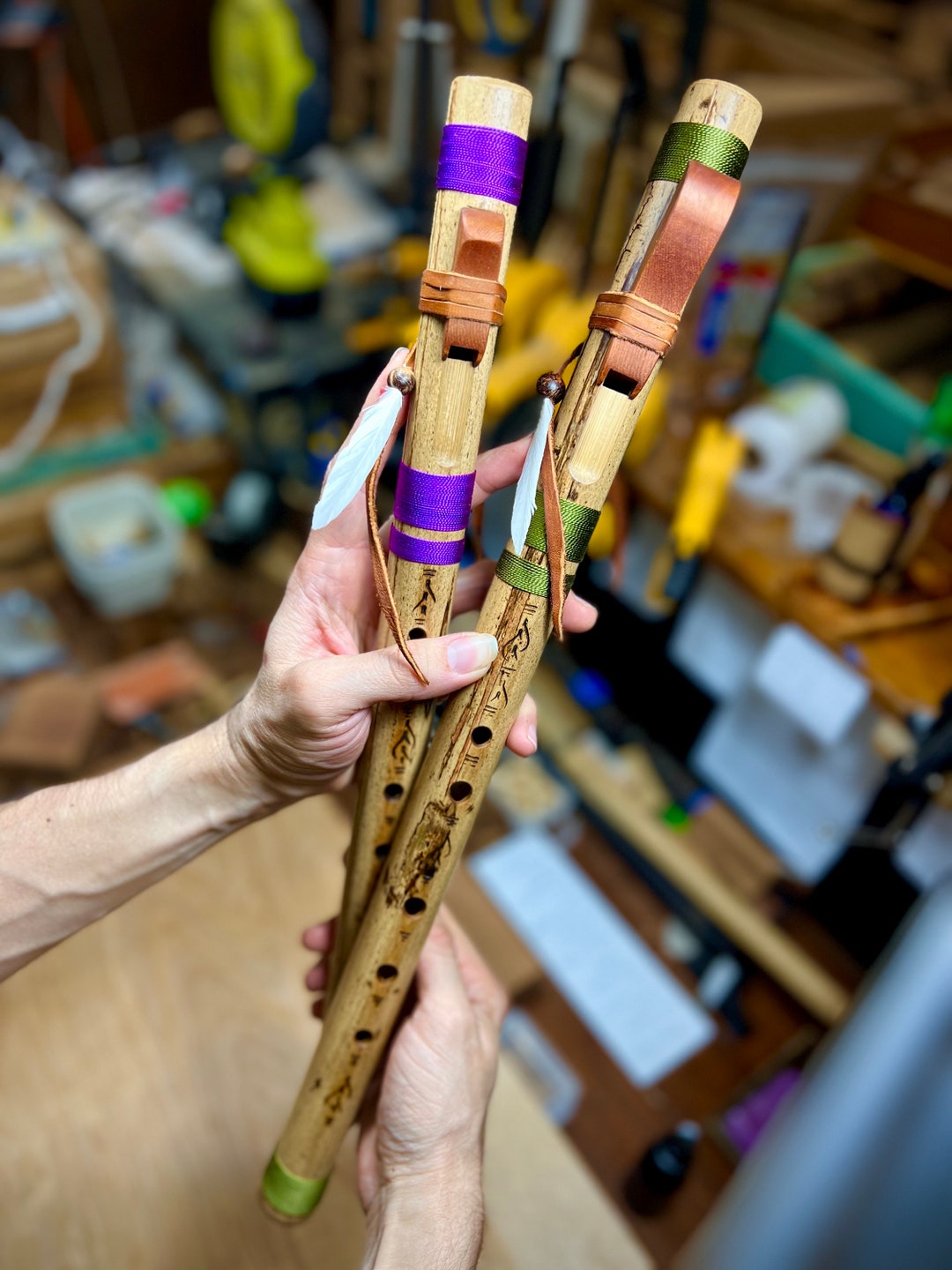 Beginner Native American Spirit Bamboo Flute Easy to Play Flute Calm ...