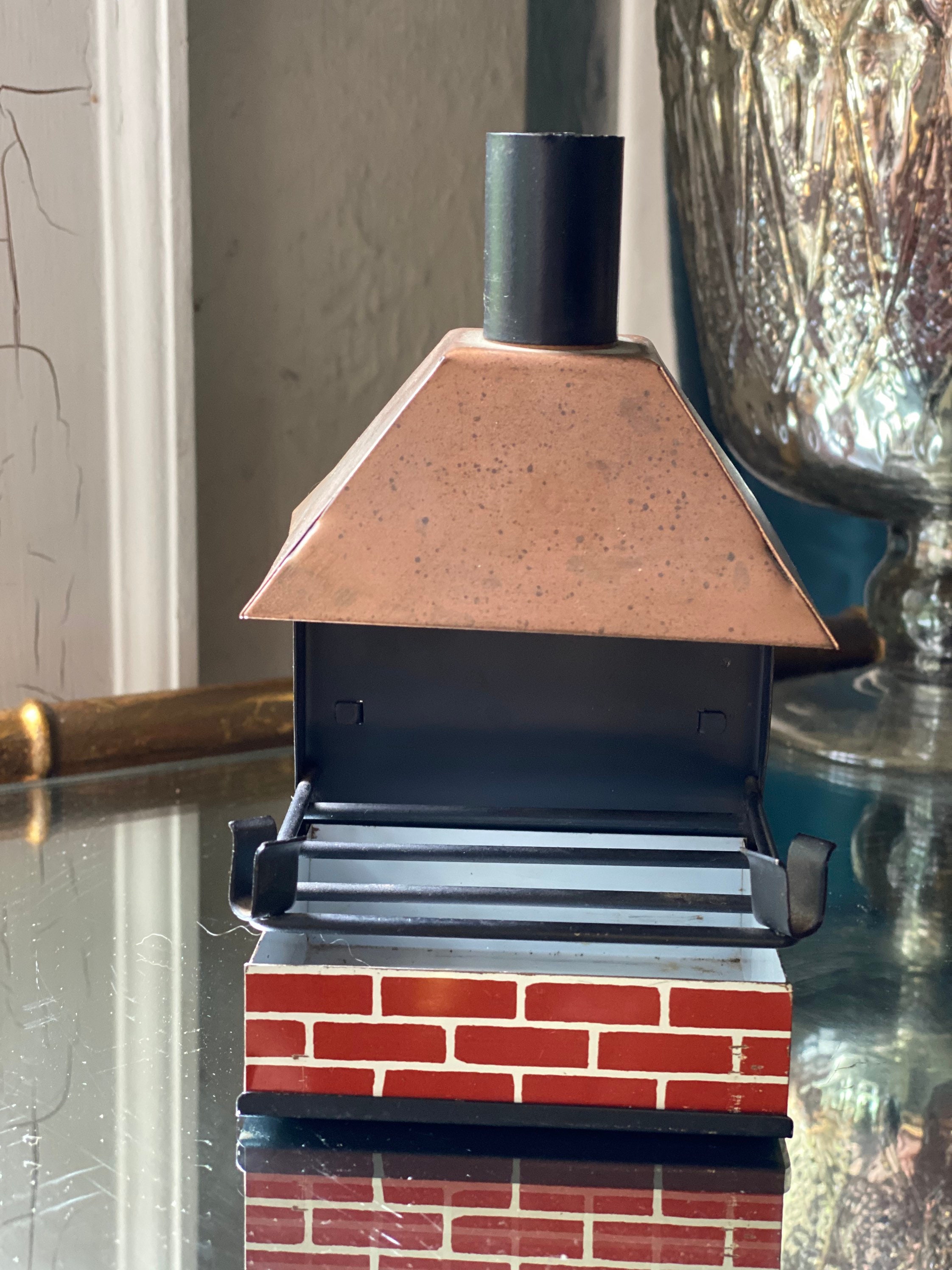MCM Fireplace Ashtray Vintage Kitsch - Etsy