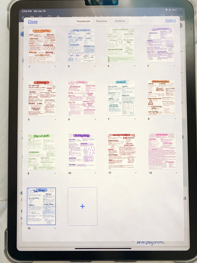 Intro to Psychology Complete Note Set- 13 Pages - Etsy