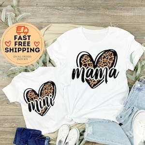 Leopard Mama Mini Shirt, Leopard Mom Shirt, Leopard Mini Shirt, Mommy ...