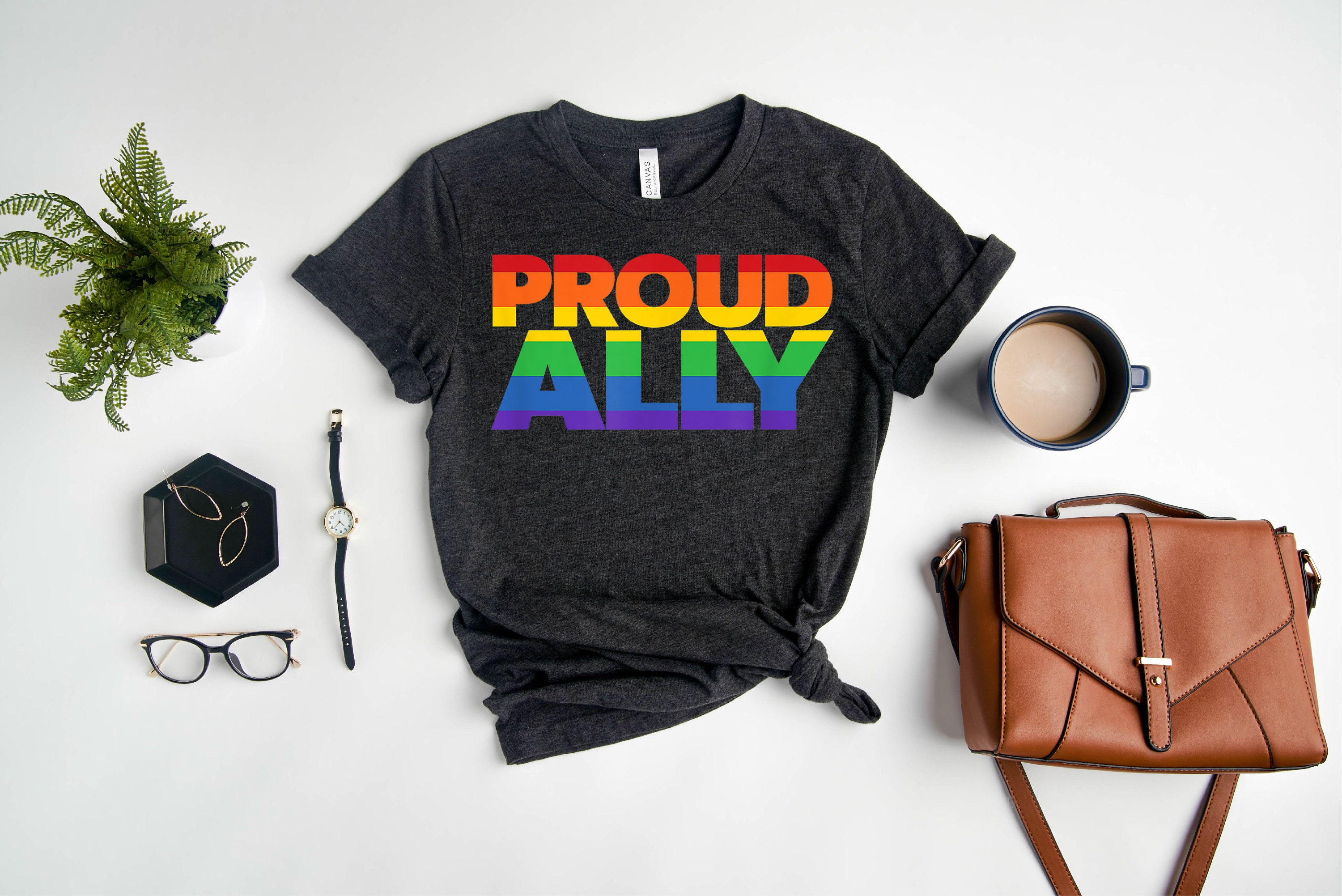 Proud Ally Shirt LGBT Pride Month LGBT Support Love Wins - Etsy.de