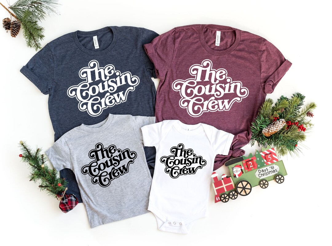 Cousin Crew T-shirt, Matching Cousin Shirts, Family Matching Shirt ...