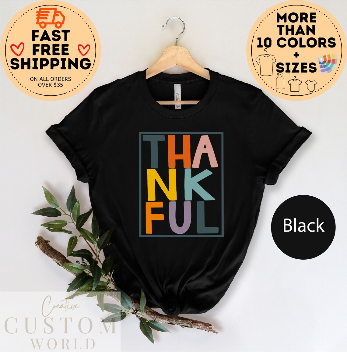 Thankful Shirt, Thanksgiving Shirt, Thanksgiving Tshirt, Thanksgiving ...