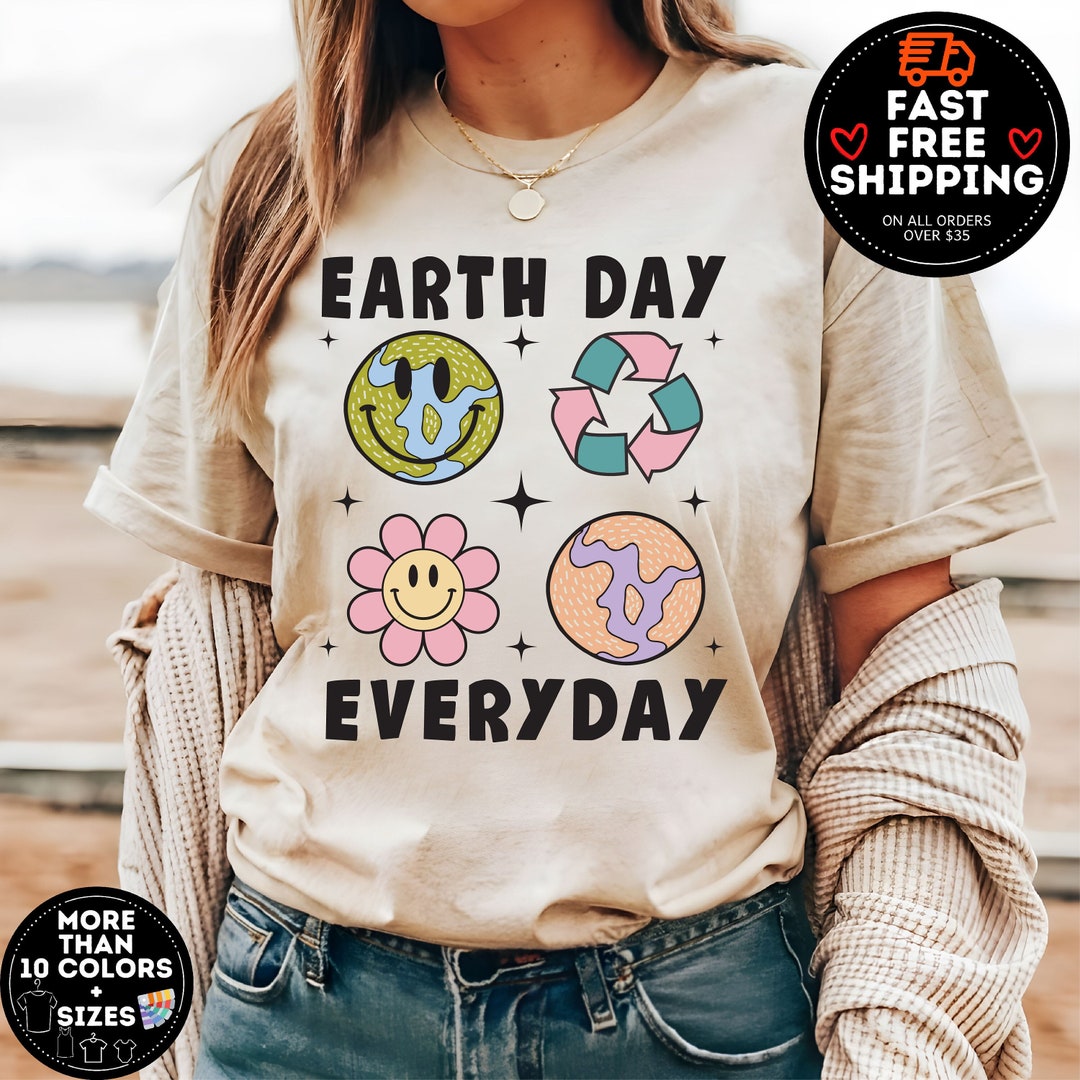 Earth Day Everyday Shirt, Planet T-shirt, Nature Lover Shirt ...