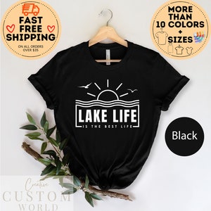 Lake Life Shirt, Lake Shirt, Gift for Adventurer, on the Lake Shirt ...