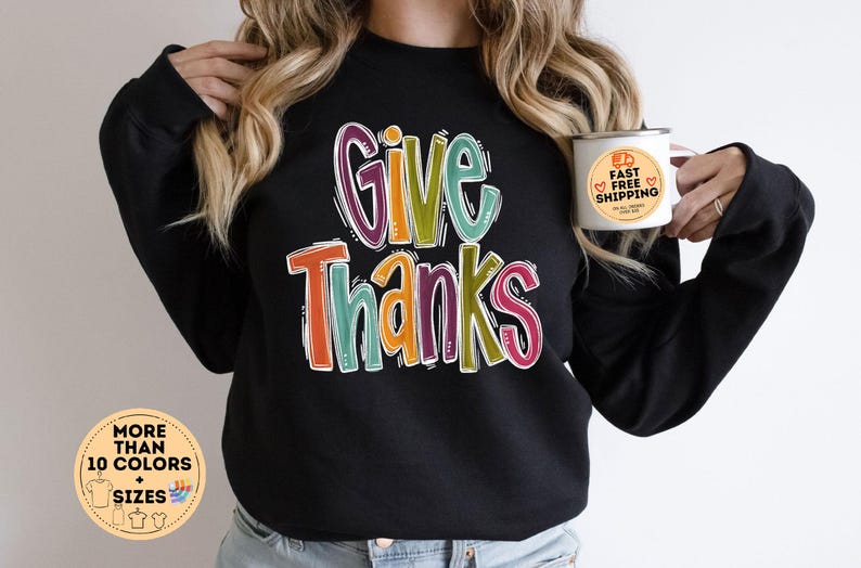 Retro Thanksgiving Sweatshirt, Thanksgiving Shirt Women, Fall Sweater ...