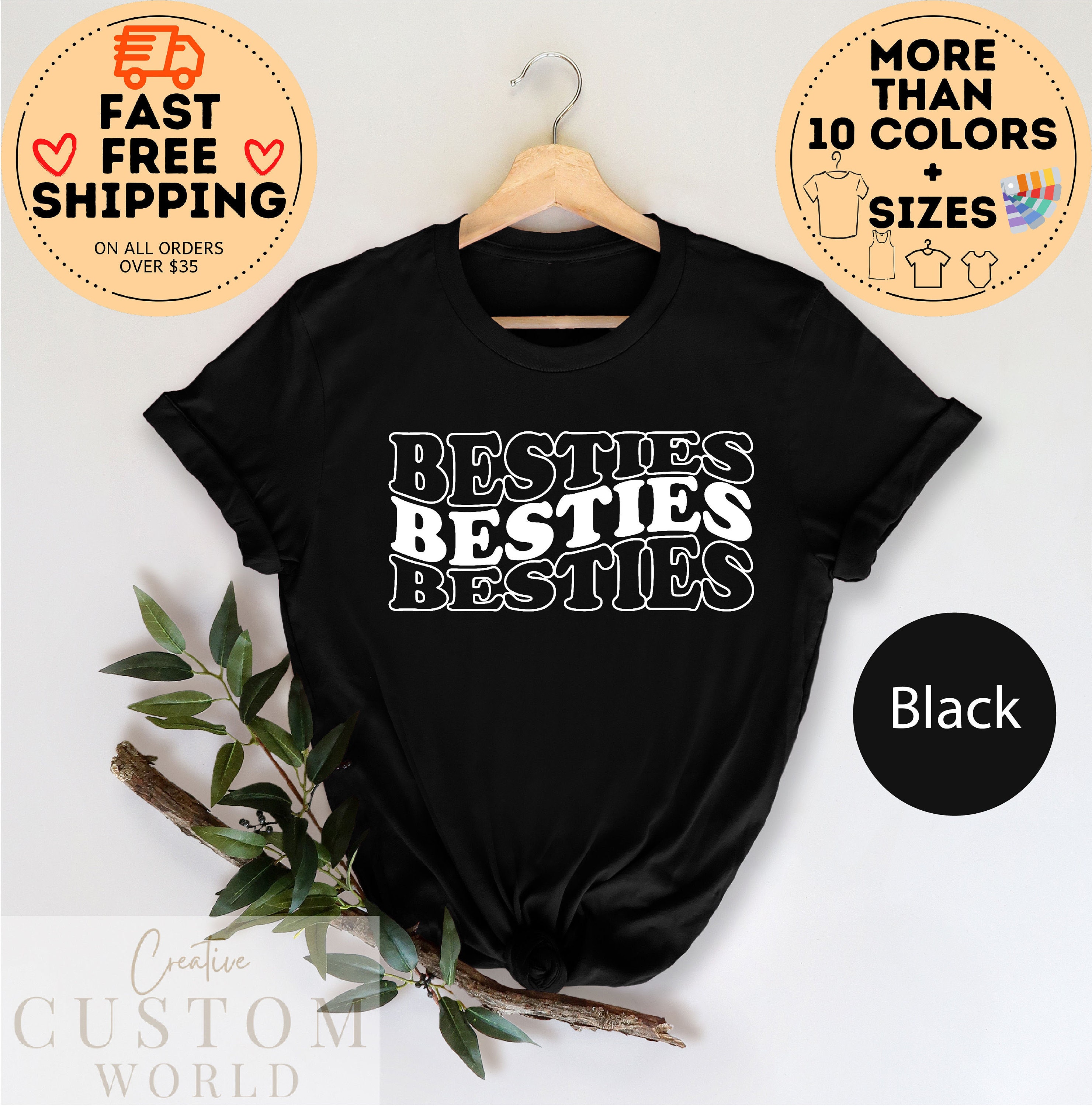 Besties Shirt, Besties Matching Shirt, Best Friends Shirt, Best Friend ...