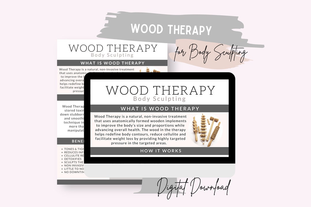Wood Therapy, Body Contouring, Printable,maderoterapia, Body Sculpting ...