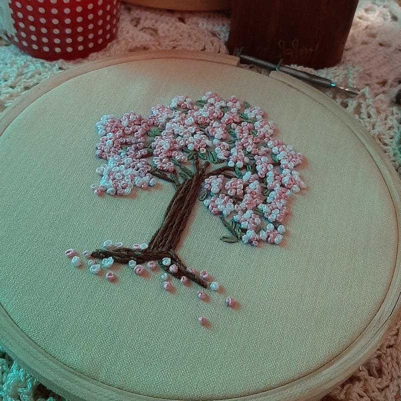 Sakura Embroidery - Etsy