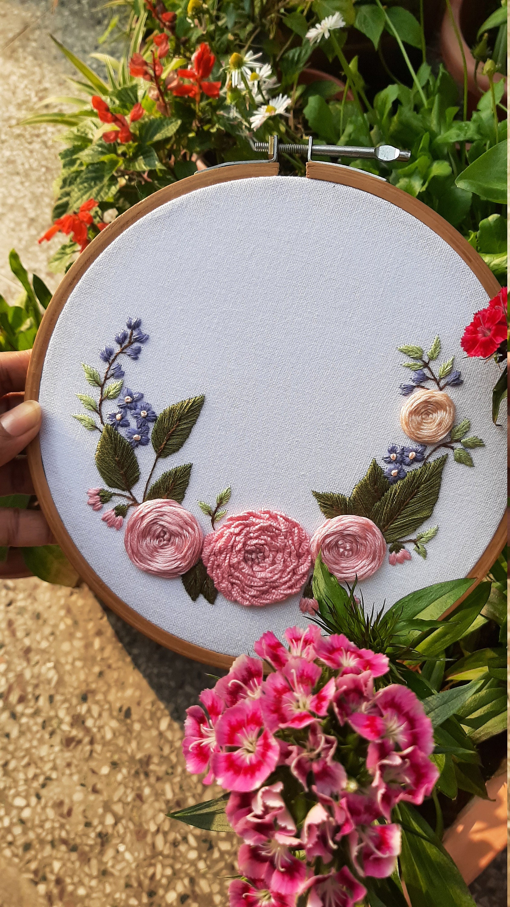 Rose Embroidery Kit Brazilian Embroidery File With Pattern | Etsy