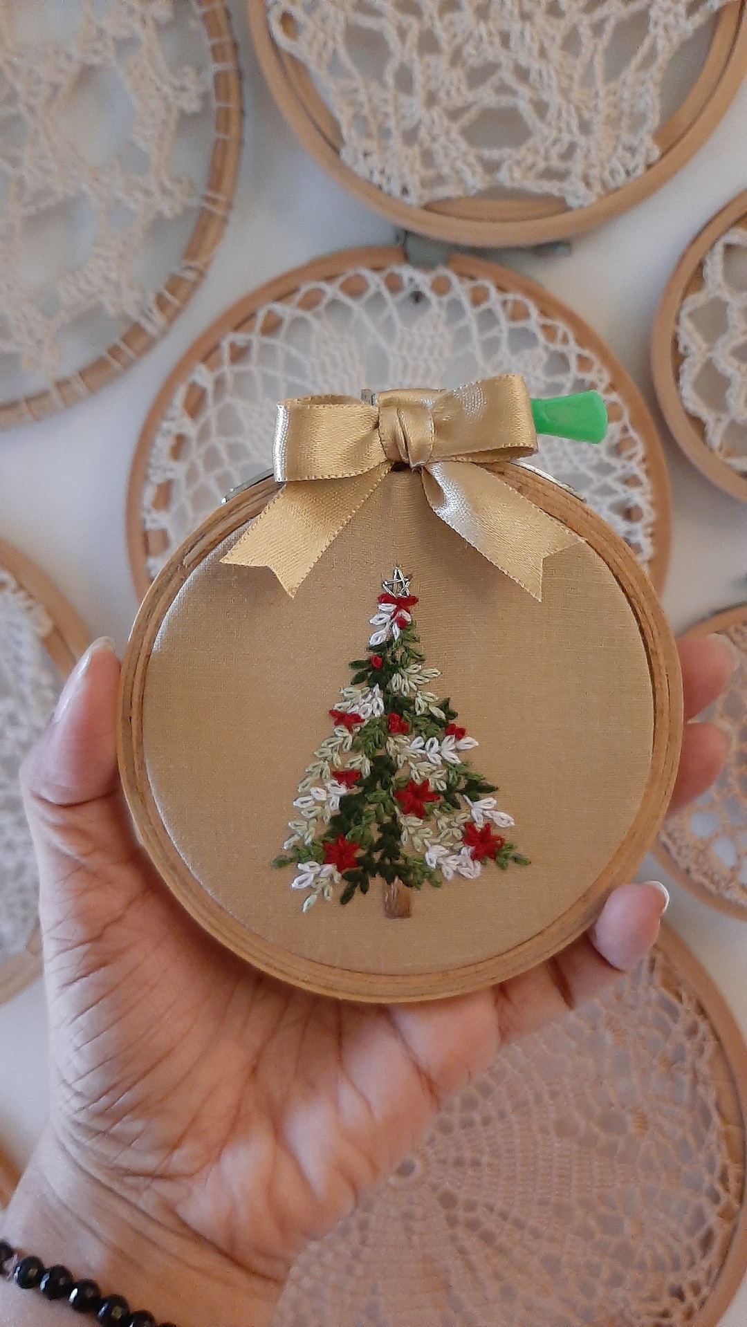 Christmas Tree Embroidery Kit, DIY Ornament (PDF Pattern) - Etsy