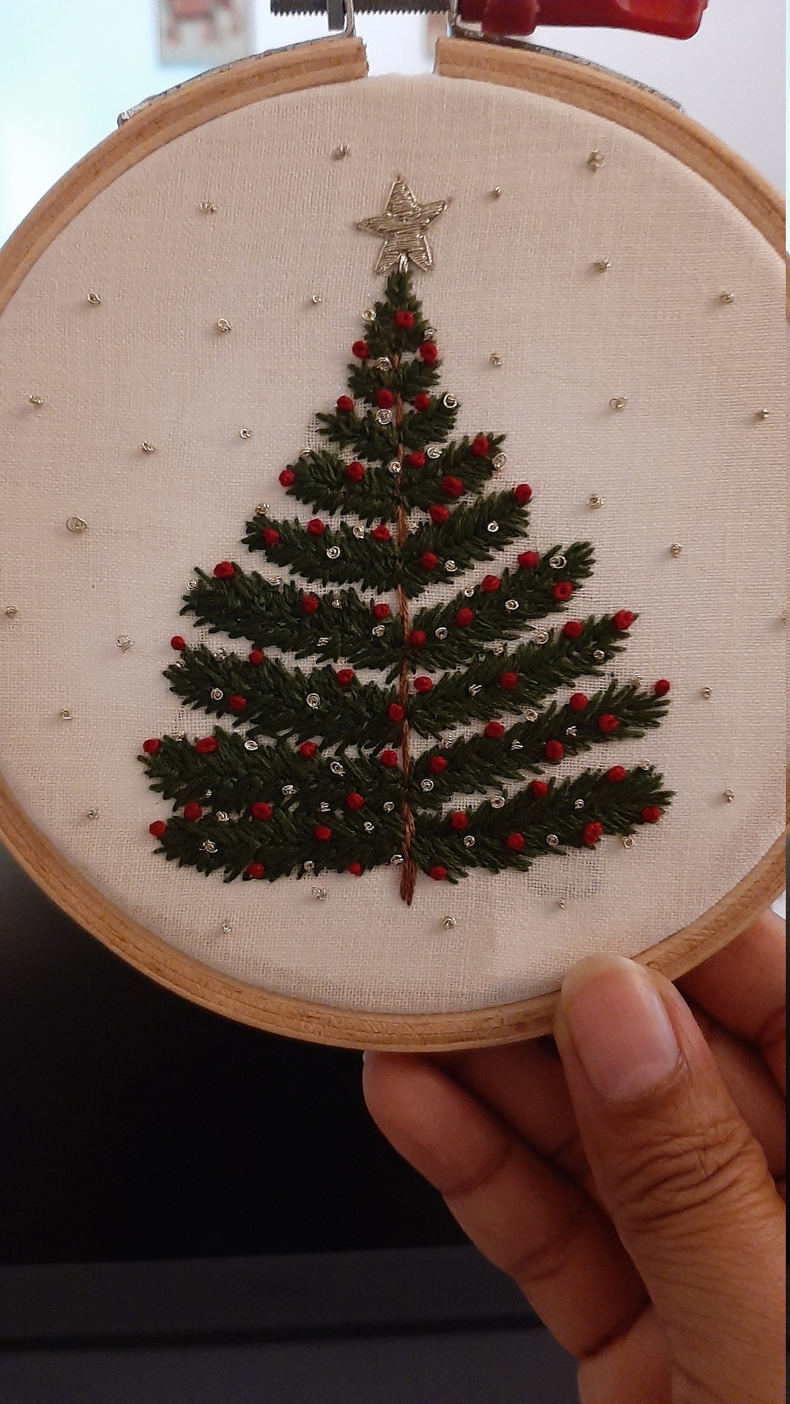 Christmas Tree PDF Pattern Embroidery Embroidery Pattern - Etsy