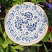 Indigo Floral Embroidery DIY Kit, Beginner Needlework (PDF Pattern) - Etsy