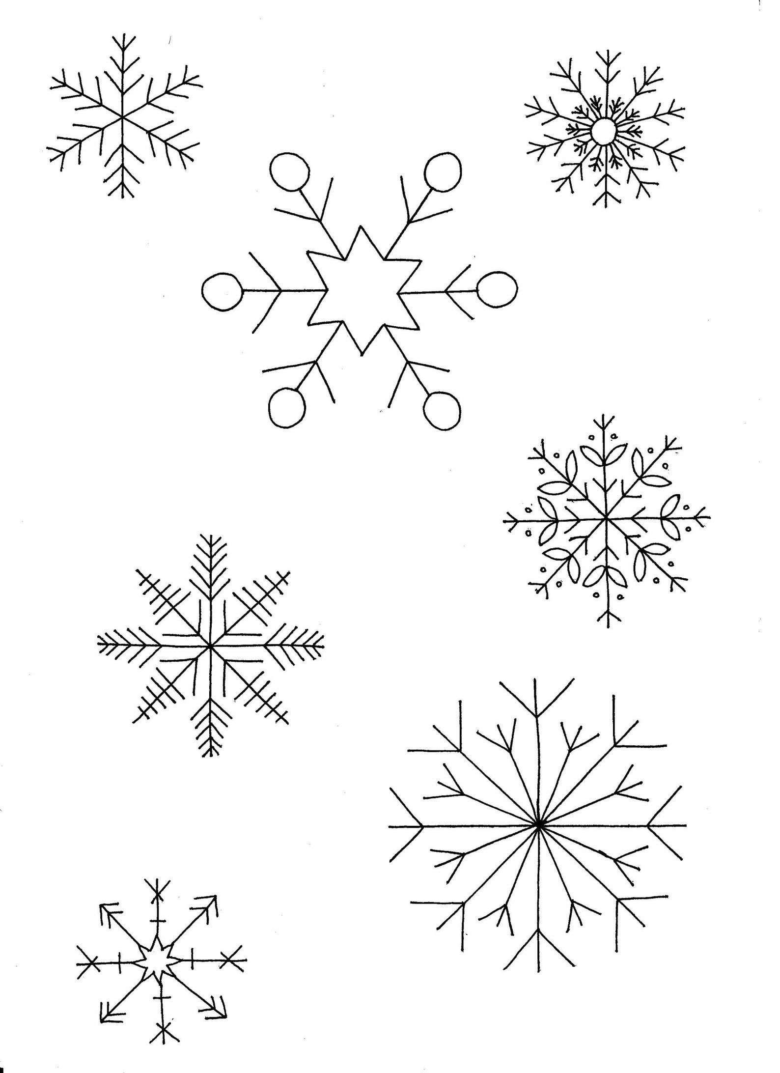 10 Snowflake Patterns Digital Download PDF Snowflake - Etsy