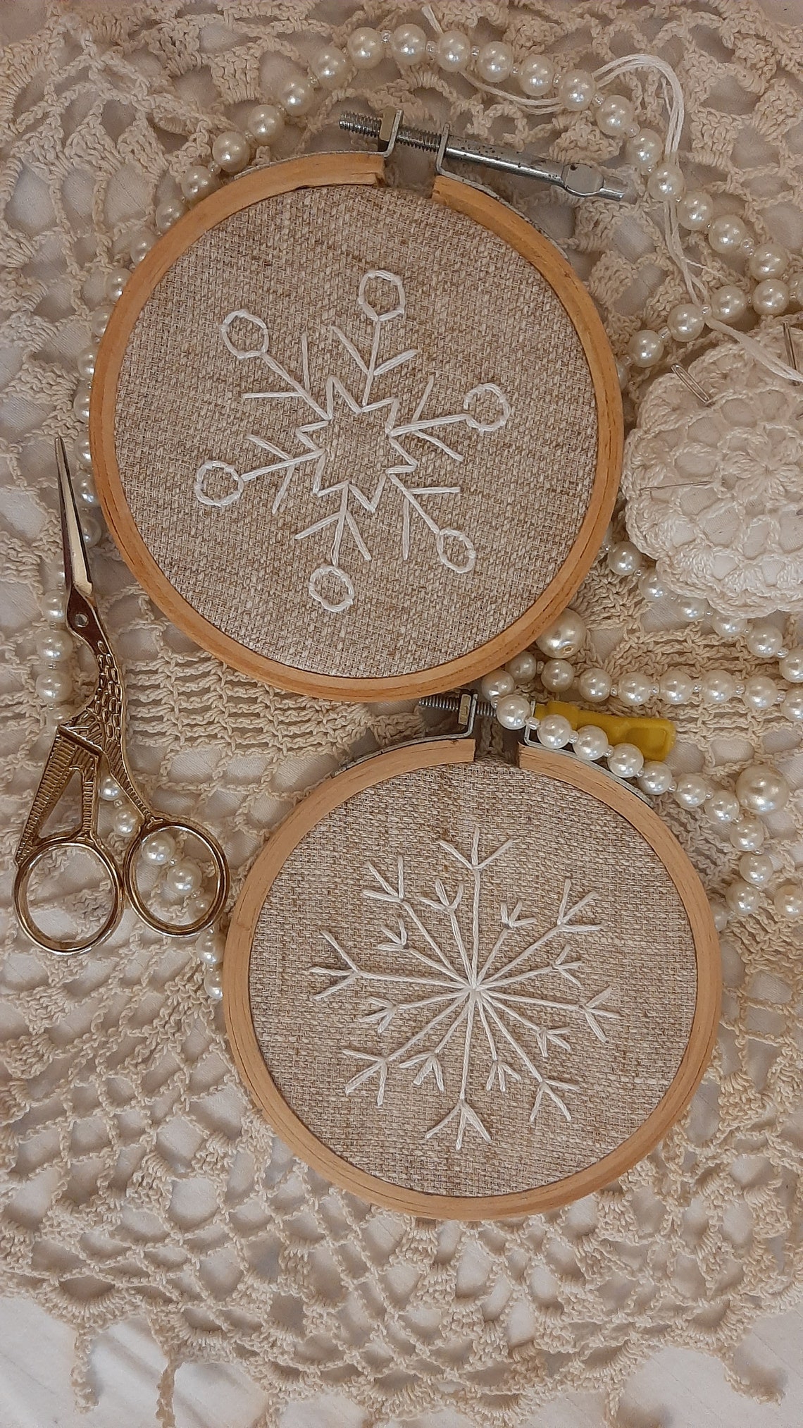 10 Snowflake Patterns Digital Download PDF Snowflake - Etsy