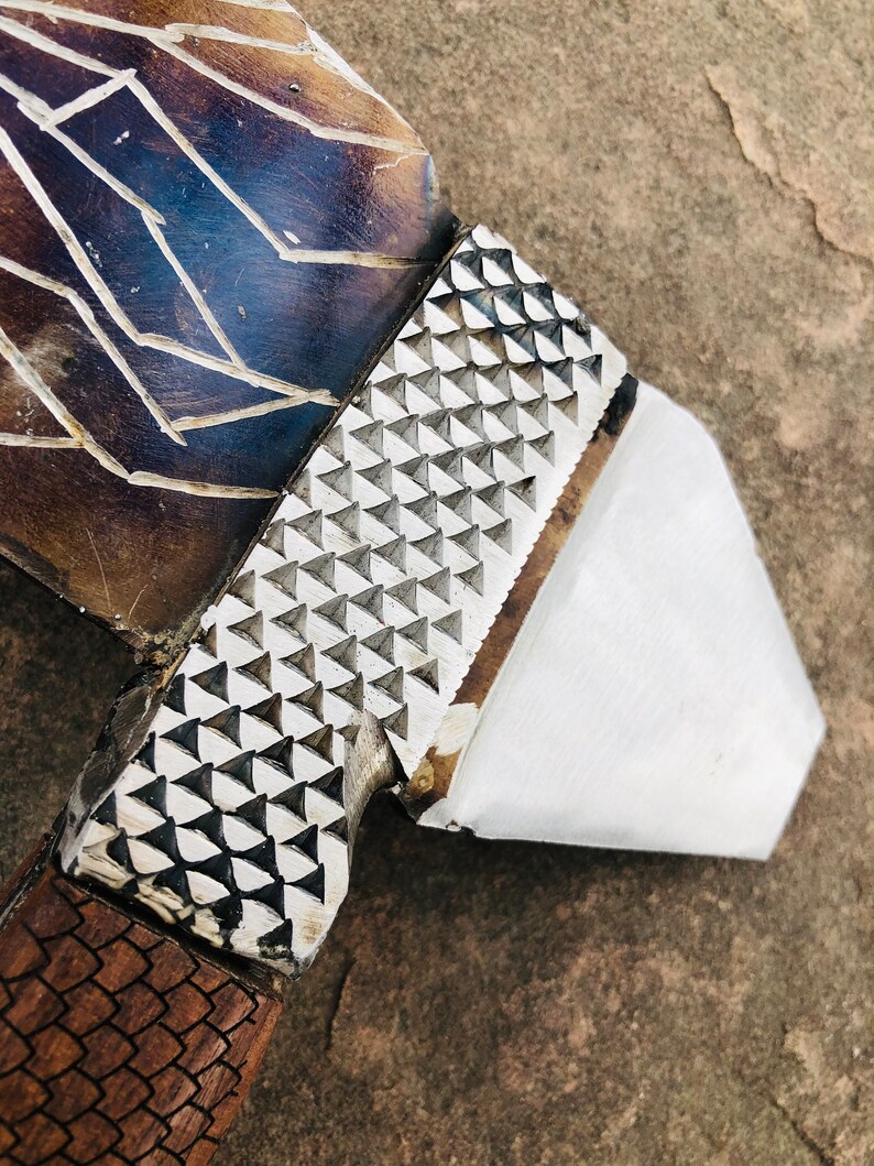 Viking War Axe, Hand Forged Custom Bearded Axe With Custom Finish - Etsy