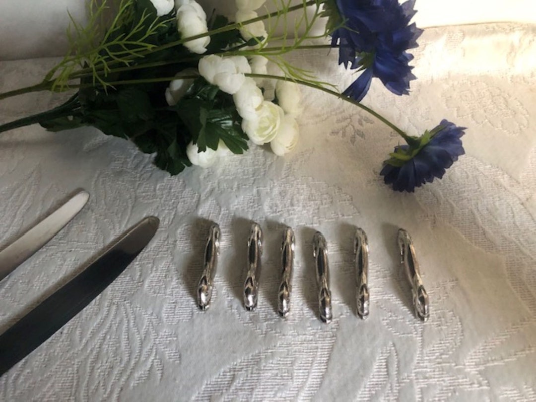 Six Rare Vintage French Knife Rests Porte-couteau in the Shape of ...