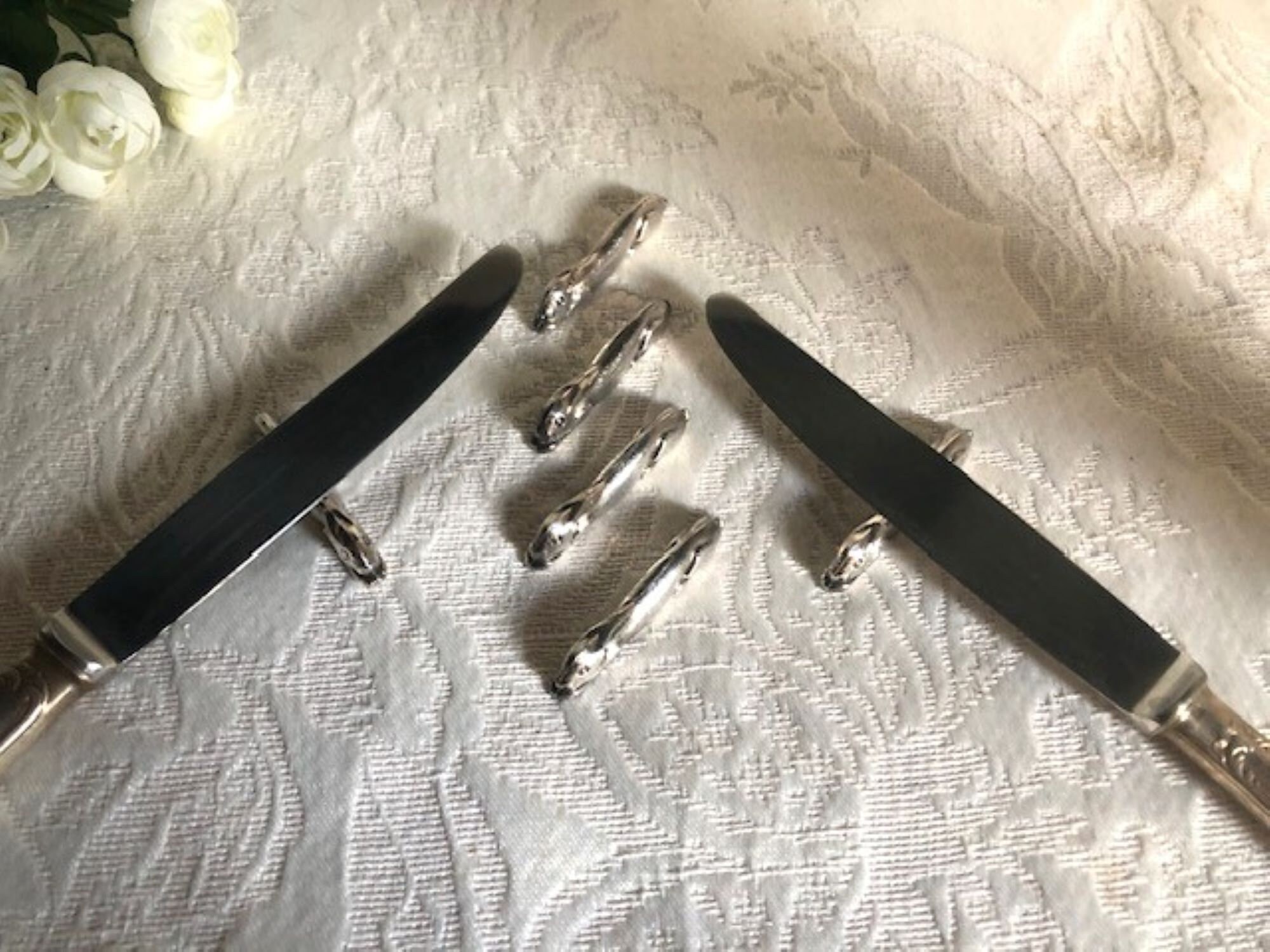 Six Rare Vintage French Knife Rests Porte-couteau in the Shape - Etsy