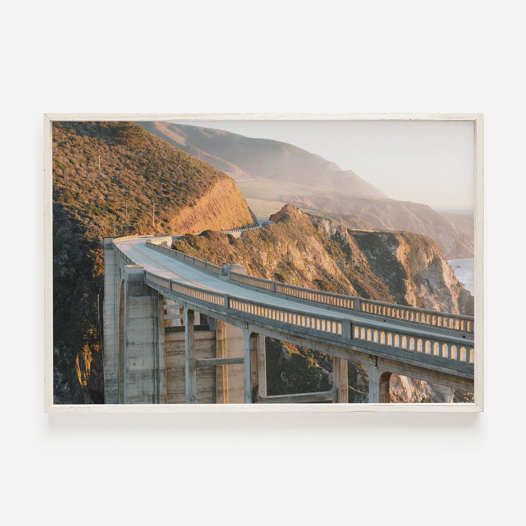 Pacific Coast Highway Wall Art California Coastal Decor Big Sur Print