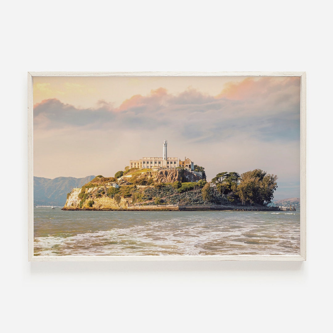 Alcatraz Wall Art, Lighthouse Print, California Landmark, Alcatraz ...
