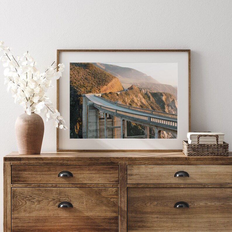 Pacific Coast Highway Wall Art, California Coastal Decor, Big Sur Print ...