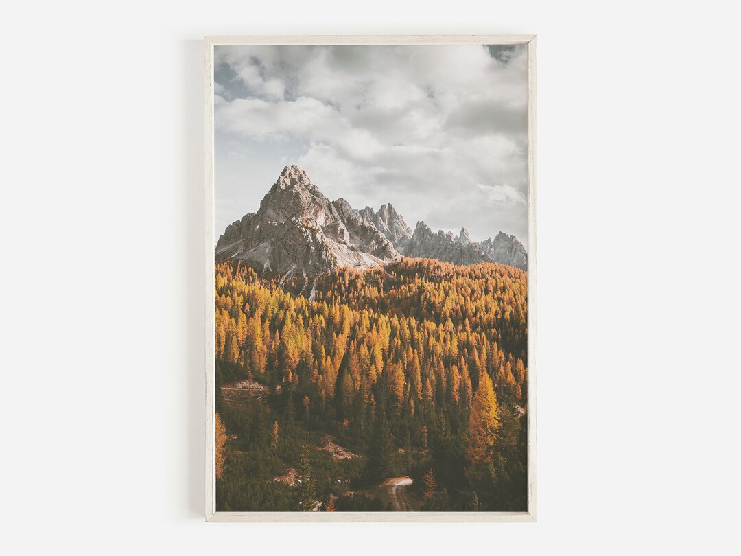 Rustic Colorado Scenery Print, Autumn Woodland Decor, Lodge Style Art ...