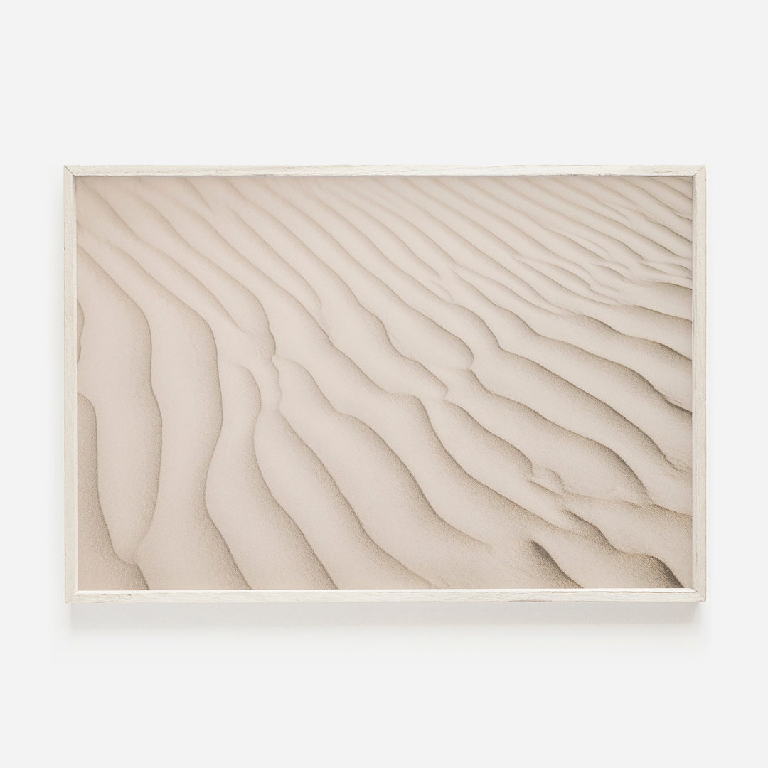 White Sand Beach Wall Art, Calm Beach Poster, Coastal Printable Art ...