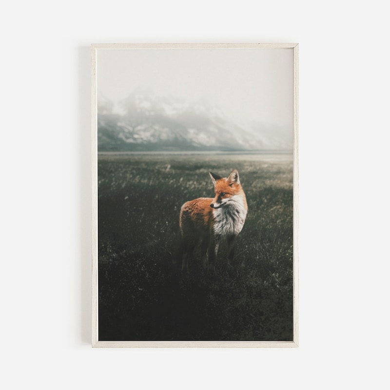 Fox Print - Etsy