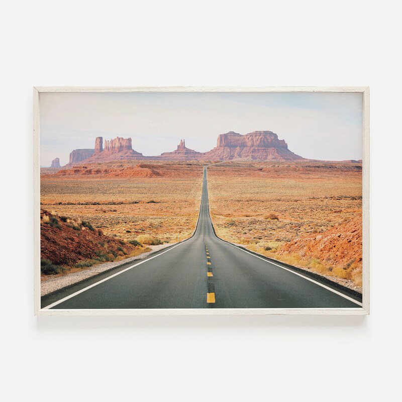 Desert Highway Print - Etsy