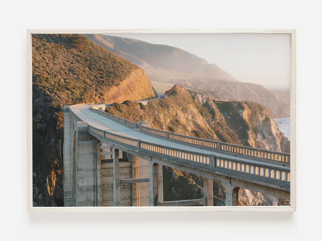 Pacific Coast Highway Wall Art California Coastal Decor Big - Etsy
